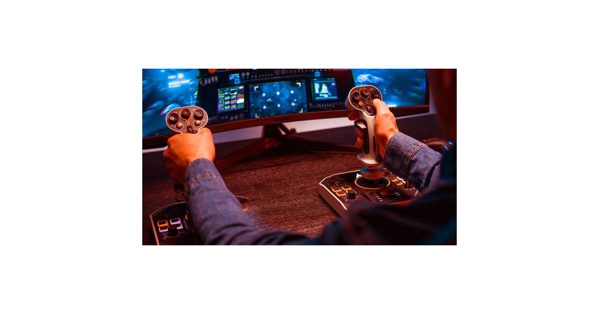 Thrustmaster Sol-R 2 HOSAS Space Sim Duo joystick Zwart/wit