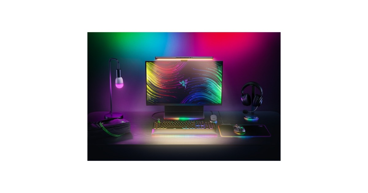 Razer Aether Monitor Light Bar verlichting Zwart