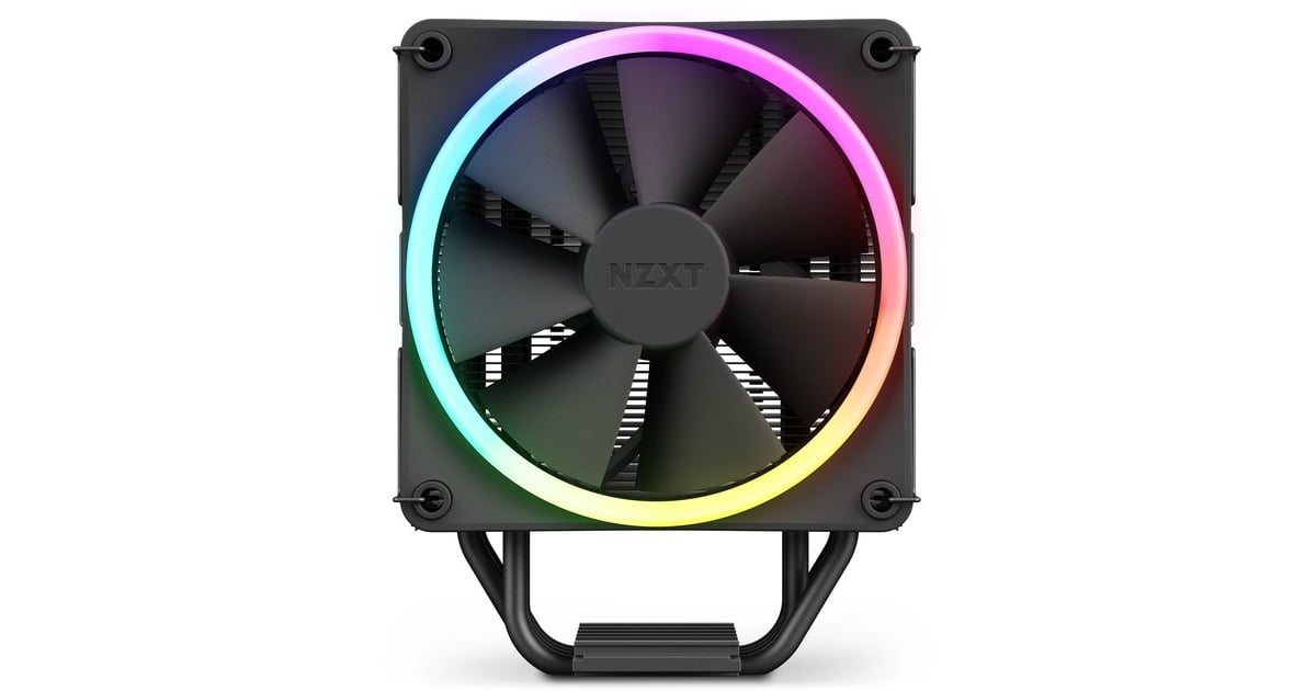 NZXT T120 RGB CPU-koeler Zwart, RGB leds, 4-pins PWM fan-connector