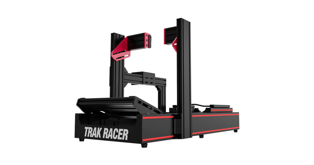 Trak Racer TR160S V5 racingsimulator Zwart/rood