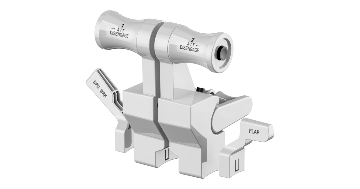 MOZA Racing TQB Throttle Module - Boeing gashendel Zilver