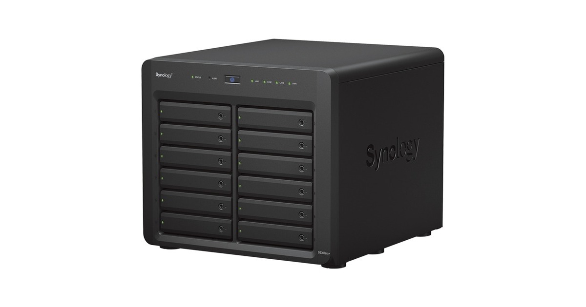 Synology Diskstation DS3622xs+ nas Zwart, USB 3.2 Gen 1
