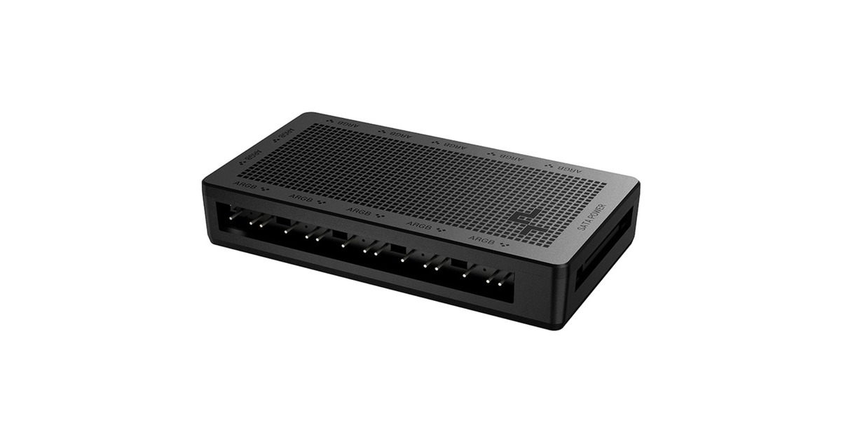Deepcool SC700 A-RGB Hub fancontroller Zwart, 12-poorts ARGB-hub