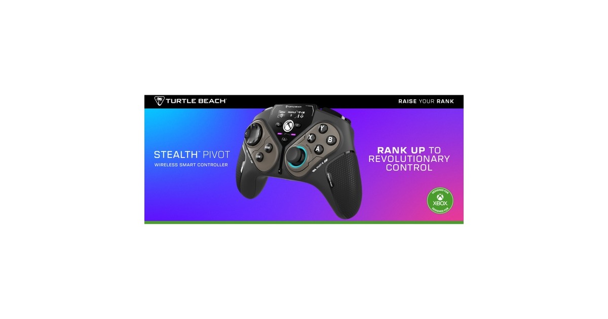 Turtle Beach Stealth Pivot draadloze slimme controller Zwart, 2,4 GHz ...