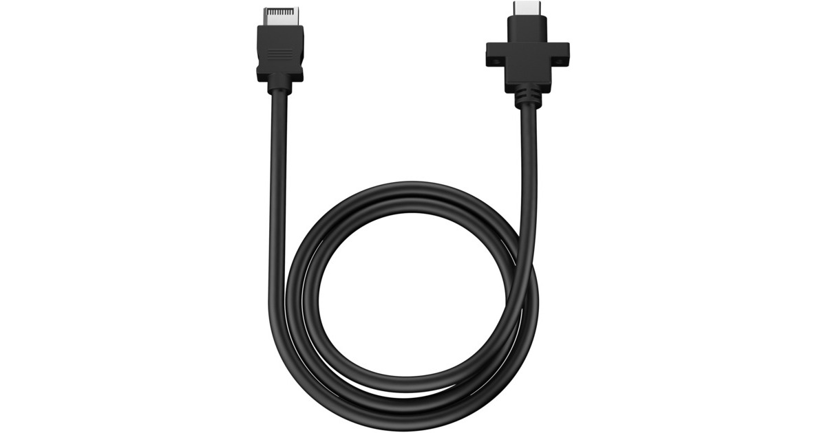 Fractal Design USB-C 10Gbps Cable- Model D kabel Zwart, 0,67 meter