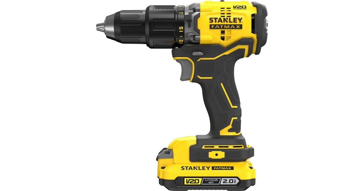 STANLEY FATMAX V20 18V Brushless schroefklopboormachine Geel/zwart ...