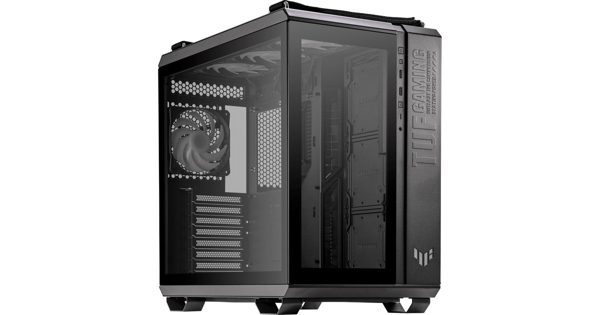 ASUS TUF Gaming GT502 PLUS midi tower behuizing Zwart | 2x USB-A | 1x ...