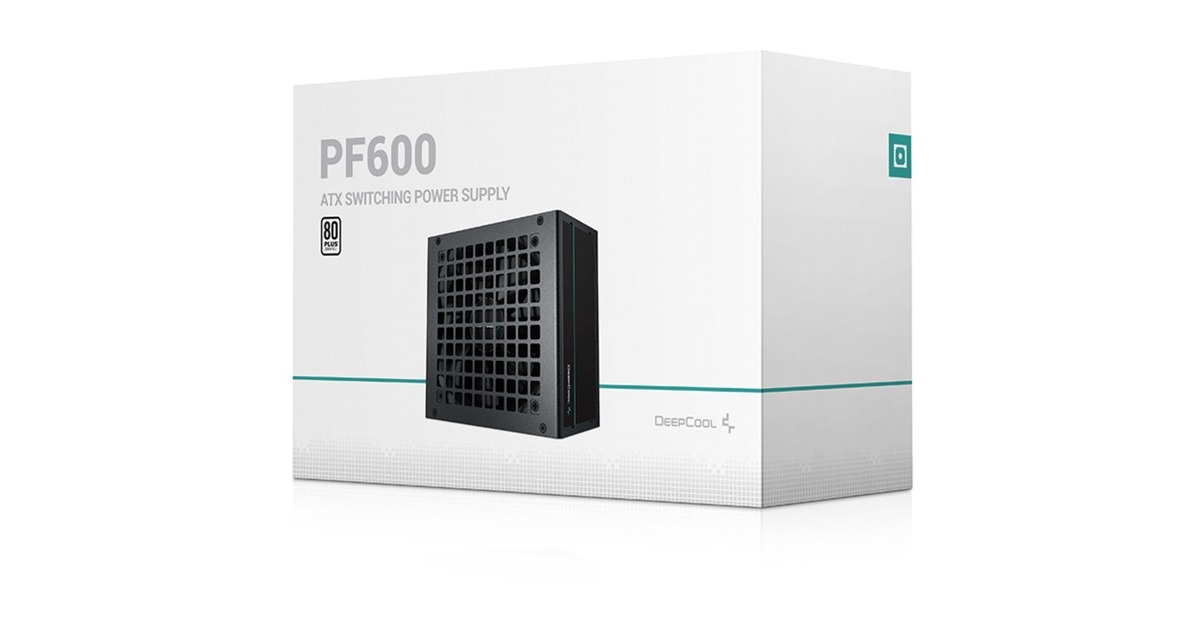 Deepcool PF600 600W voeding Zwart, 4x PCIe