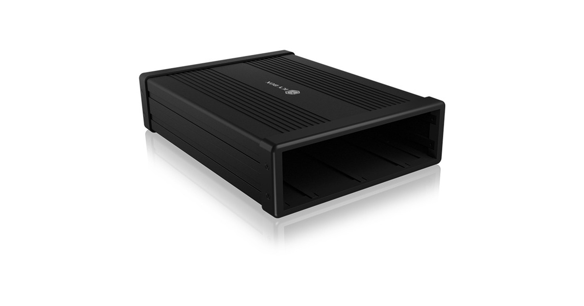 ICY BOX IB-525-U3 externe behuizing Zwart