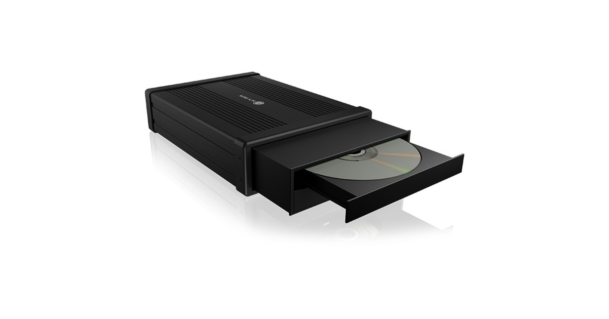 ICY BOX IB-525-U3 externe behuizing Zwart