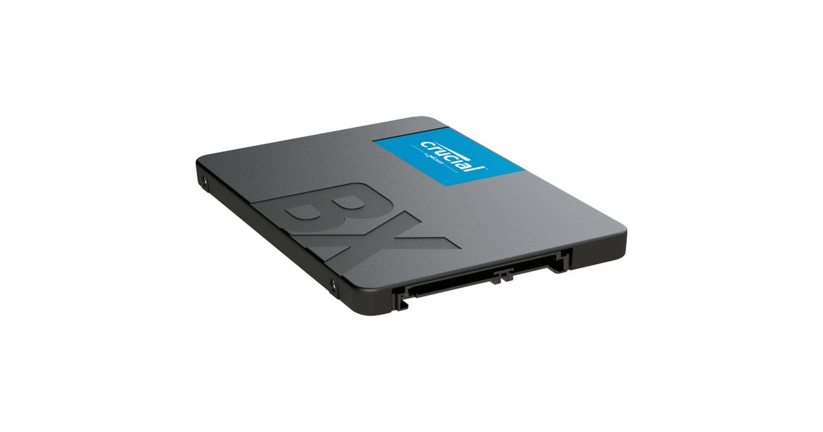 Crucial BX500, 500 GB SSD Zwart, CT500BX500SSD1, SATA/600