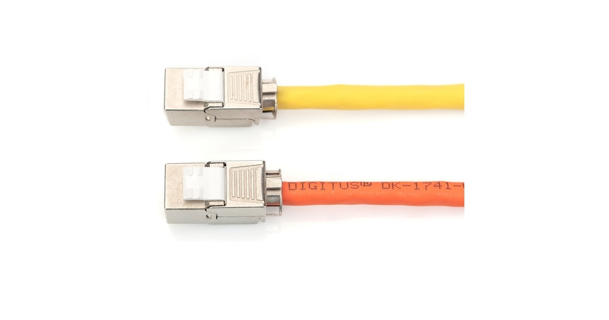 Digitus Keystone CAT6a keystone module Zilver