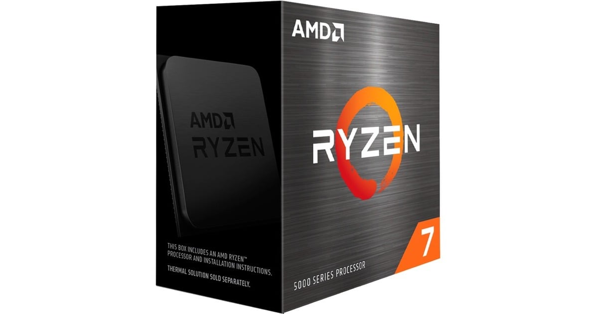 AMD Ryzen 7 5800XT, 3,8 GHz (4,8 GHz Turbo Boost) socket AM4 processor ...