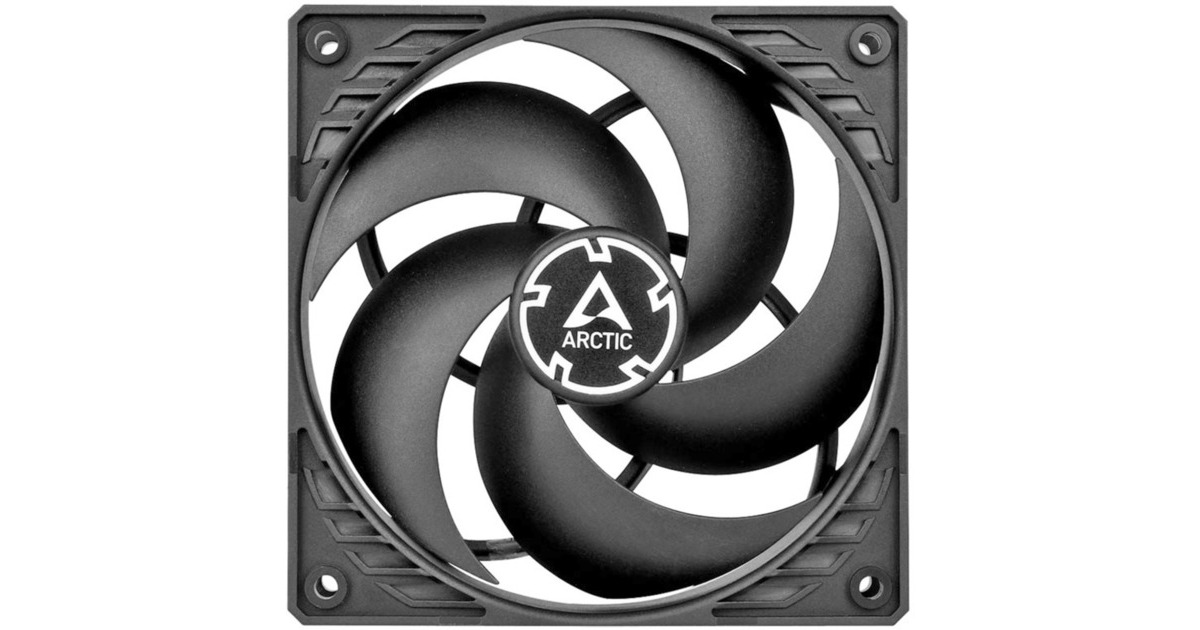 ARCTIC P12 case fans Zwart, 5 stuks, 120 x 120 x 25 mm
