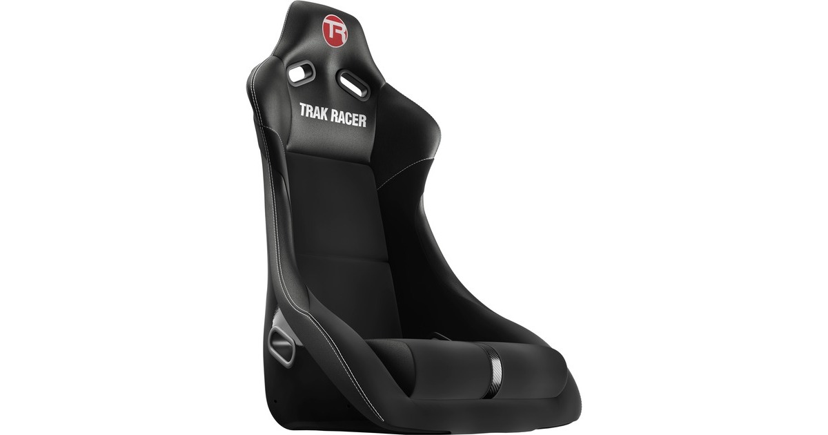 Trak Racer Rally Style Fixed Fiberglass Seat racestoel Zwart