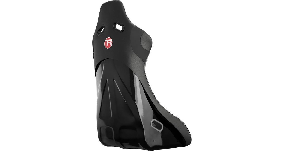 Trak Racer Rally Style Fixed Fiberglass Seat racestoel Zwart