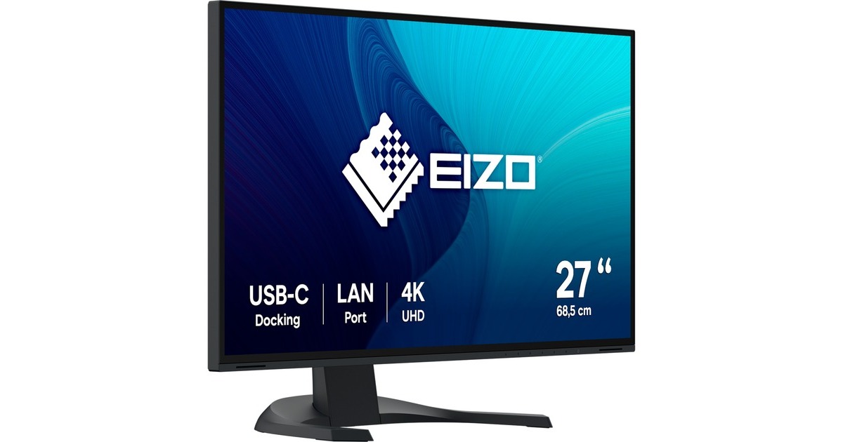 EIZO EV2740X-BK 27" 4K UHD monitor Zwart, 2x HDMI, DisplayPort, 3x USB ...