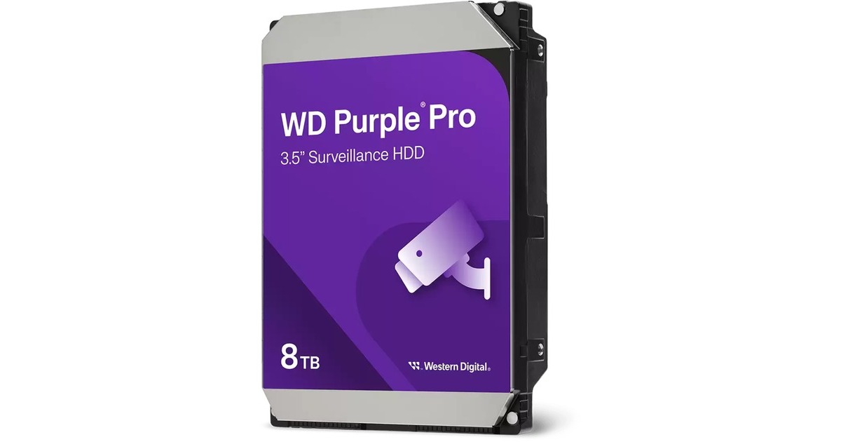 WD Purple Pro 8 TB harde schijf WD8002PURP, SATA/600, AF, 24/7