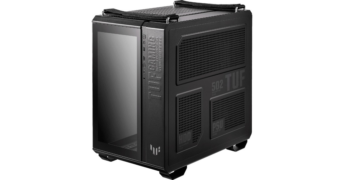 ASUS TUF Gaming GT502 midi tower behuizing Zwart | 2x USB-A | 1x USB-C ...