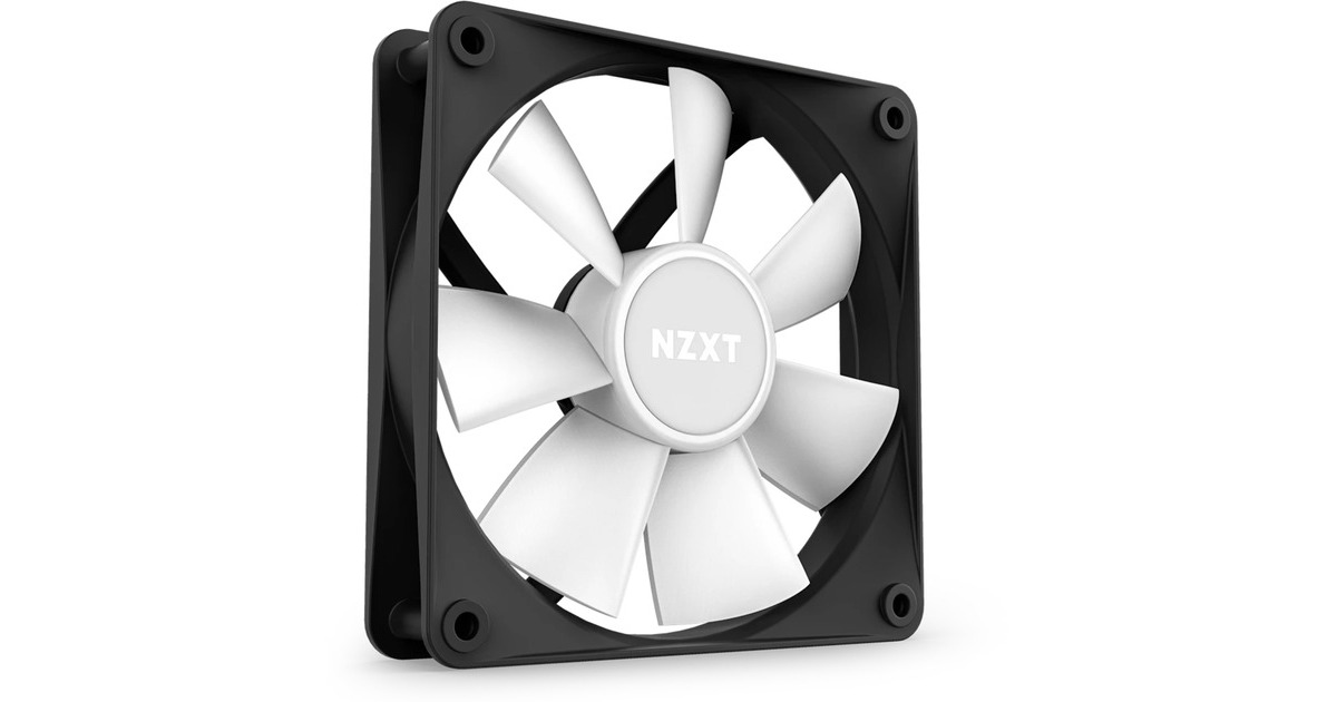 NZXT F120 RGB Core Triple pack case fan Zwart, 3x RGB-fan, met controller