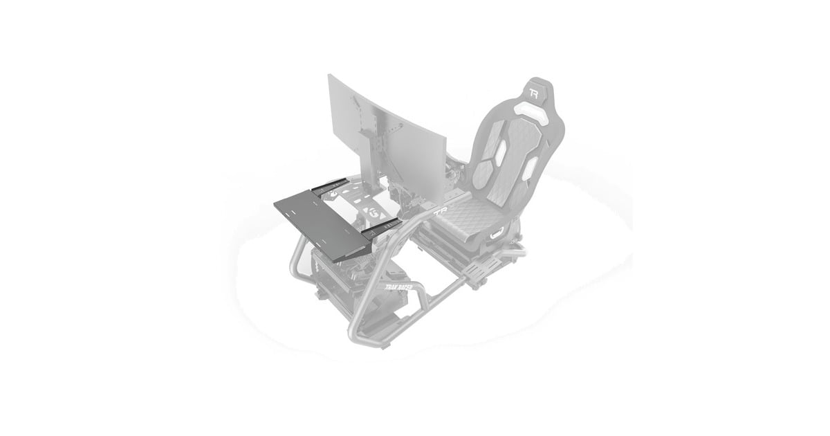 Trak Racer Pc plank voor TR8 Pro en Alpine Racing TRX bevestiging Zwart