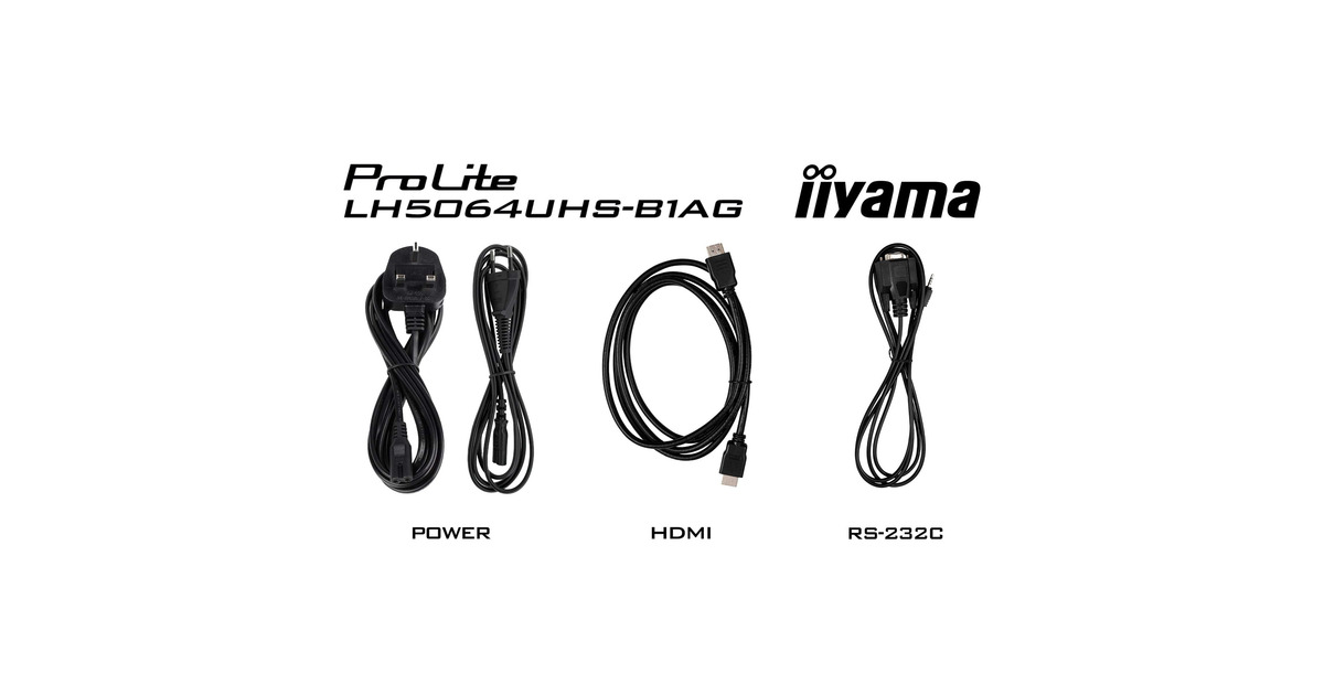 iiyama ProLite LH5064UHS-B1AG 50" 4K Ultra HD Public Display Zwart ...