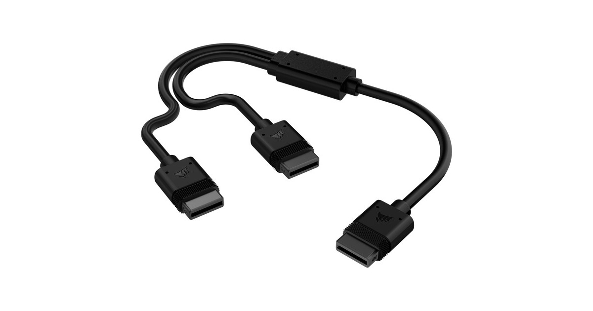 Corsair iCUE LINK Y-splitterkabel Zwart, 60 centimeter