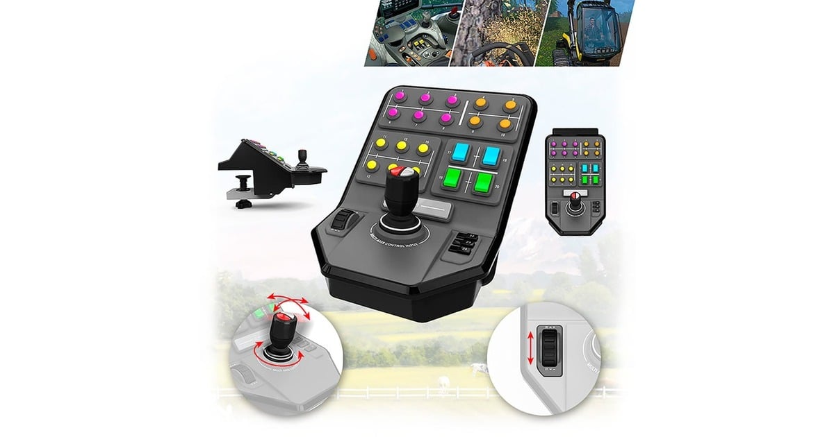 Logitech G Saitek Farming Simulator Side Panel instrumentenpaneel