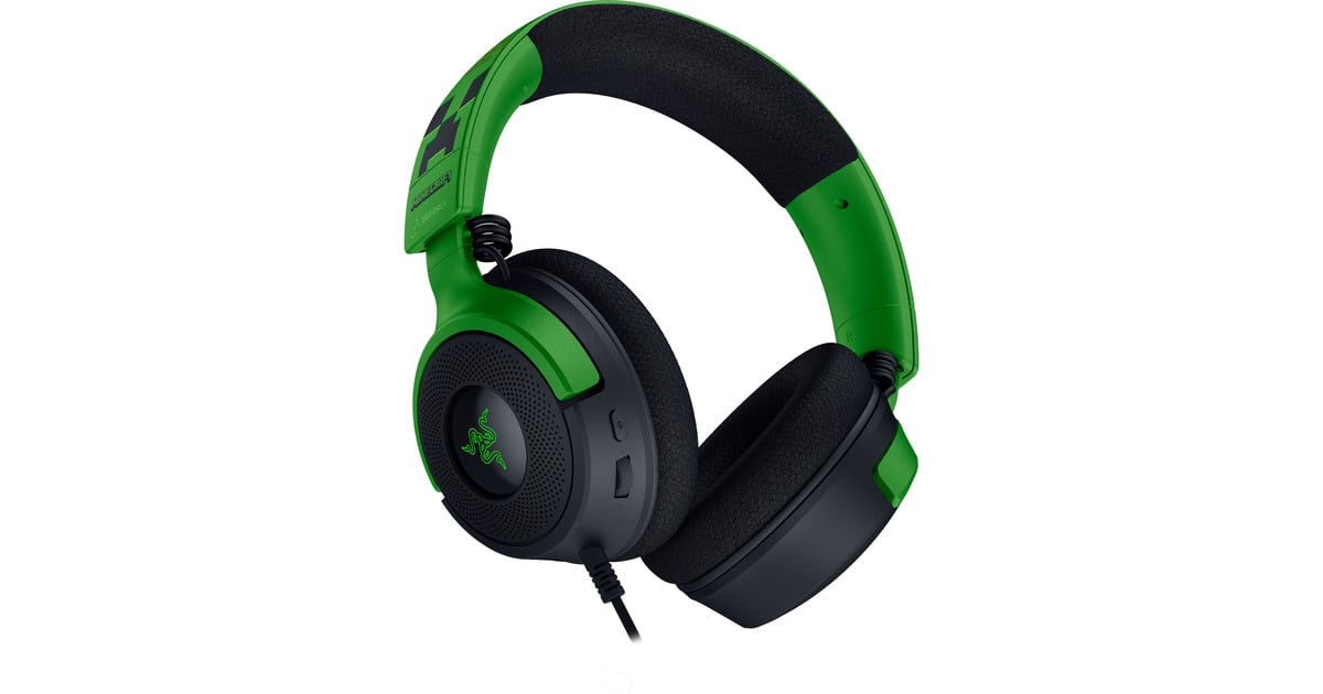 Razer over-ear gaming headset Zwart/groen