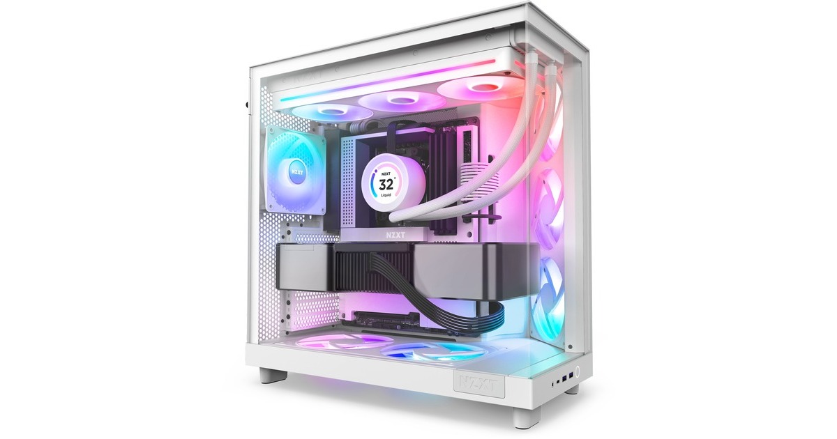 NZXT F360 RGB CORE case fan Wit