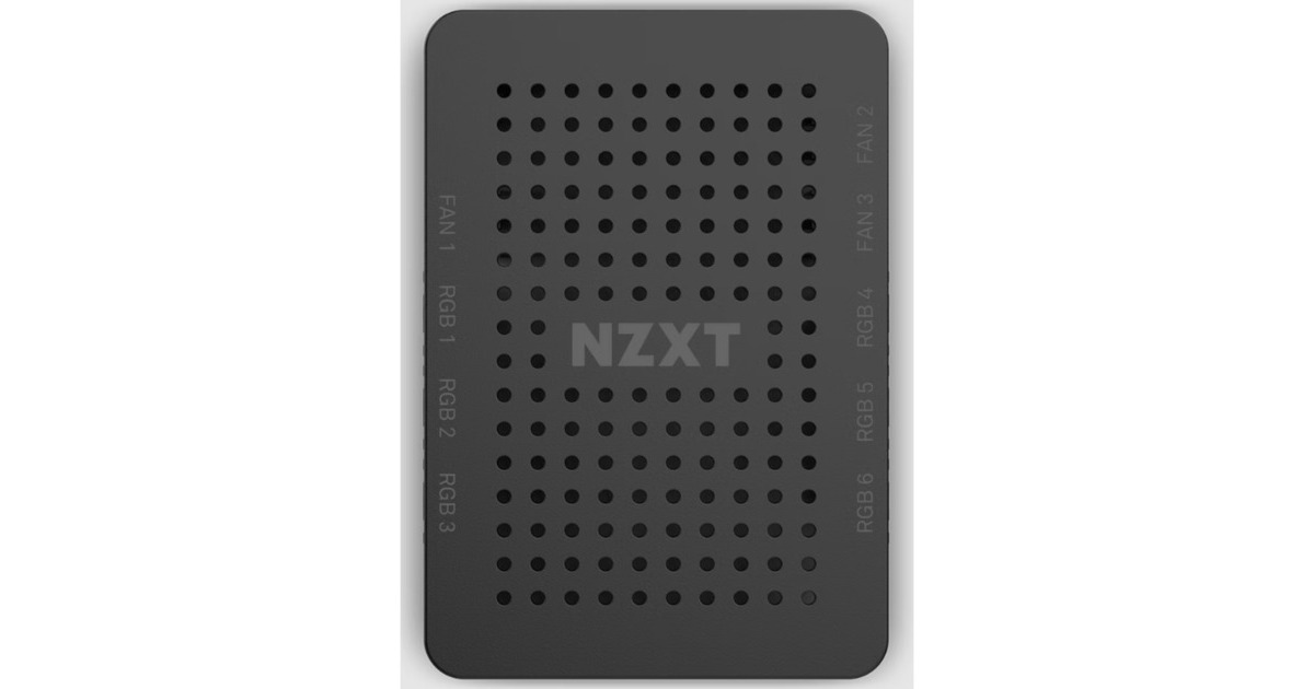 NZXT RGB en Fan Controller v2 fancontroller Zwart, 6x RGB-kanalen, 3x ...