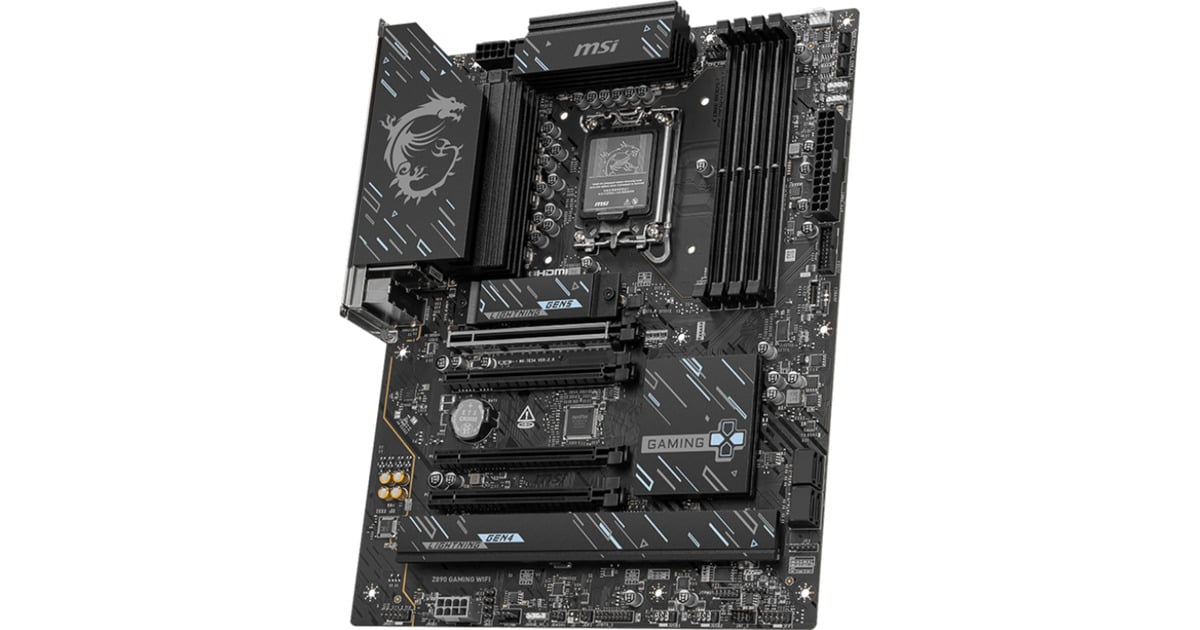 MSI Z890 GAMING WIFI socket 1851 moederbord Zwart
