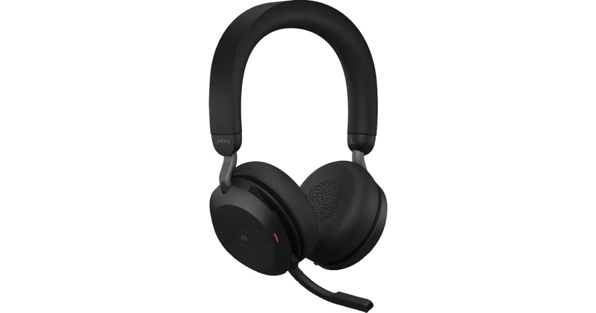 Jabra Evolve2 75 on-ear headset Zwart, Link380a, UC, laadstation