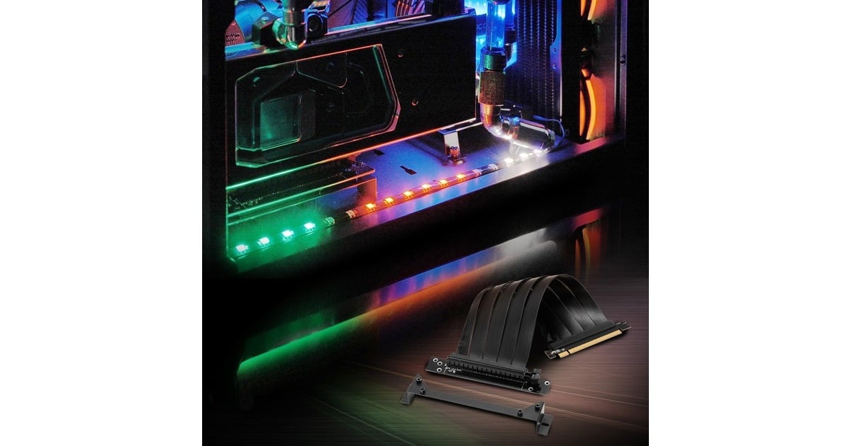 Sharkoon Vertical Graphics Card Kit 4.0 riser card Zwart