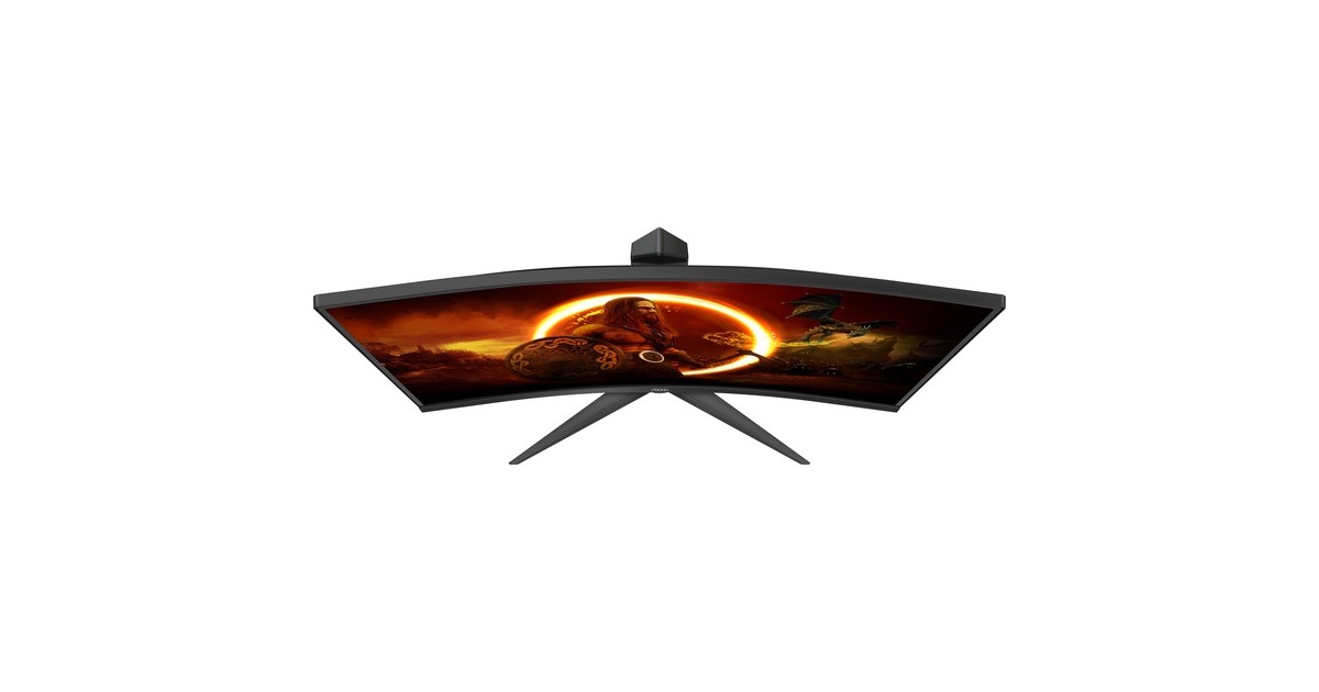 AOC C27G2Z3/BK 27" Curved gaming monitor Zwart/rood, 280Hz, HDMI ...