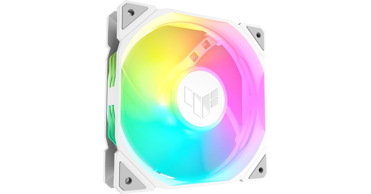 ASUS TUF Gaming TR120 ARGB Reverse fan case fan Wit/transparant