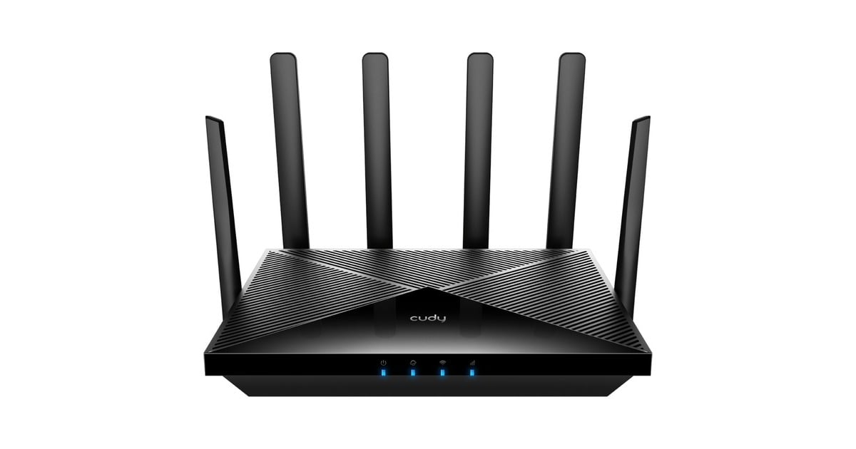 Cudy AC1200 Wi-Fi 4G LTE-Cat6 Gigabit mesh router Zwart, Cudy Mesh ...