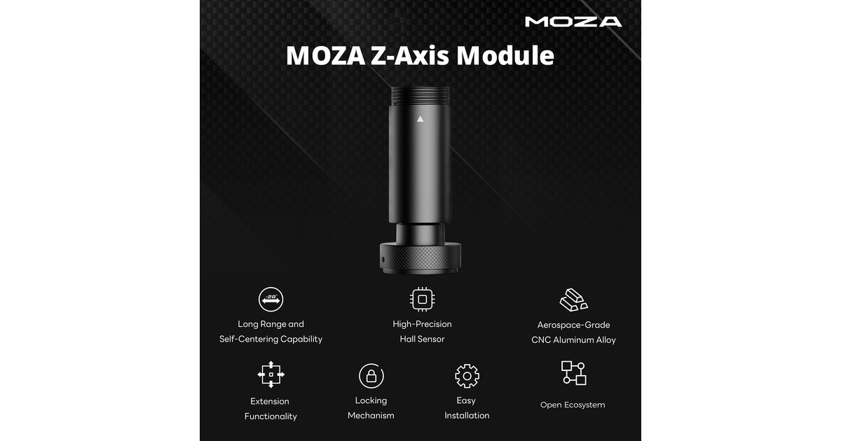 MOZA Racing Z-Axis Module Zwart