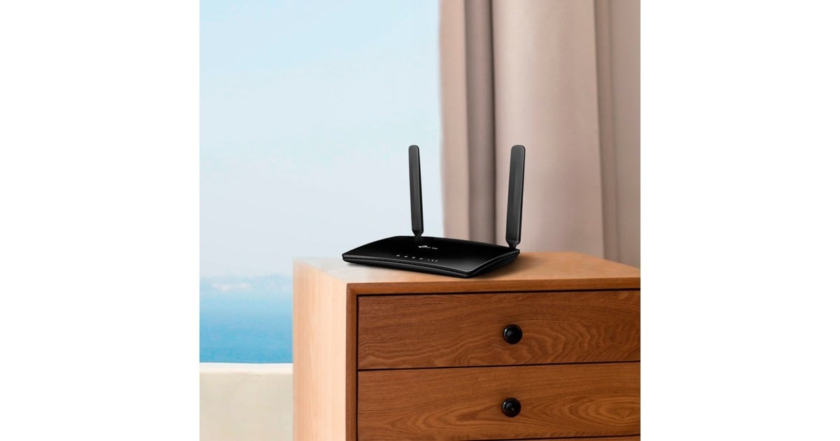 TP-Link TL-MR6400 300Mbps Draadloze N 4G LTE Router wlan lte router Zwart