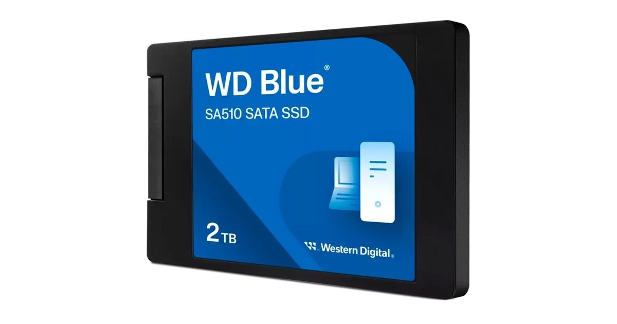 WD Blue SA510 2 TB SSD SATA 6 Gb/s, 2,5"