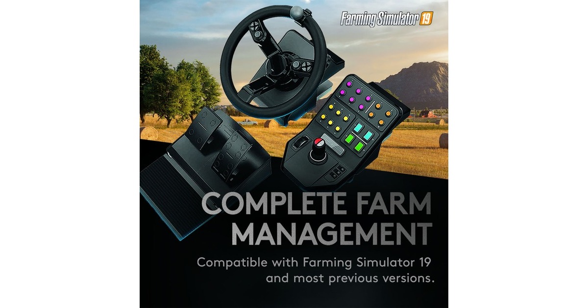 Logitech G Saitek Farm Sim Controller simulatorset Zwart/grijs