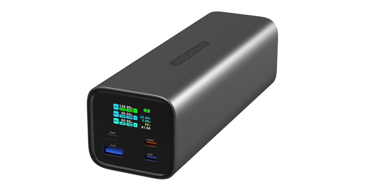 Sitecom 140W Power Delivery Powerbank voor laptop Zwart
