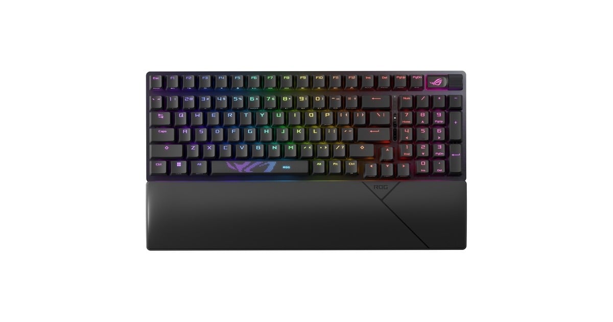 ASUS ROG Strix Scope II 96 Wireless, gaming toetsenbord Zwart, US lay ...