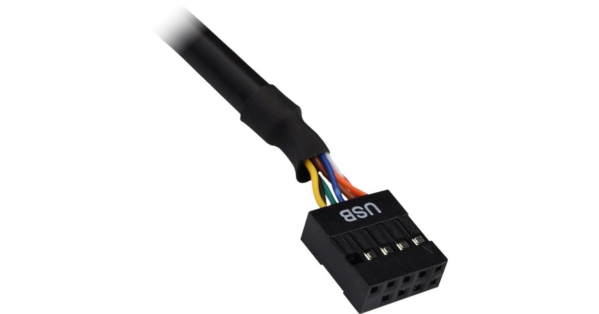 Inter-Tech Multicardreader CI-02 kaartlezer Zwart