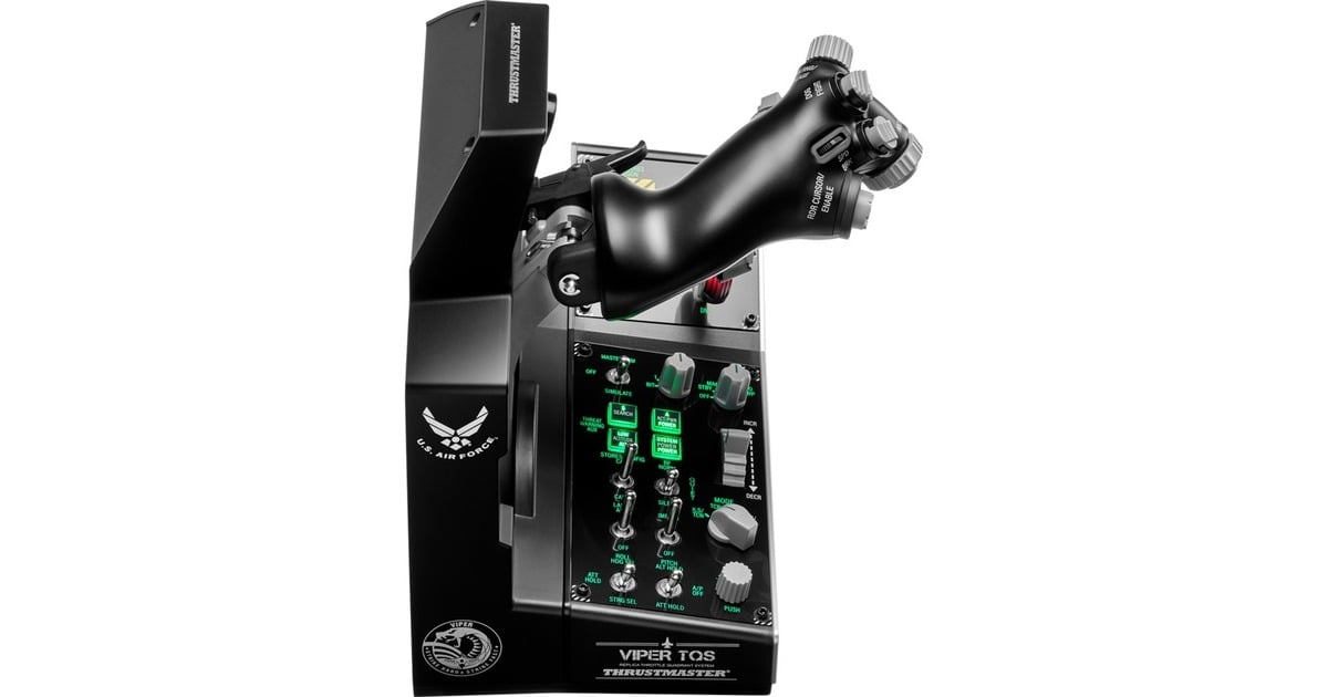 Thrustmaster Viper TQS Mission Pack joystick Zwart