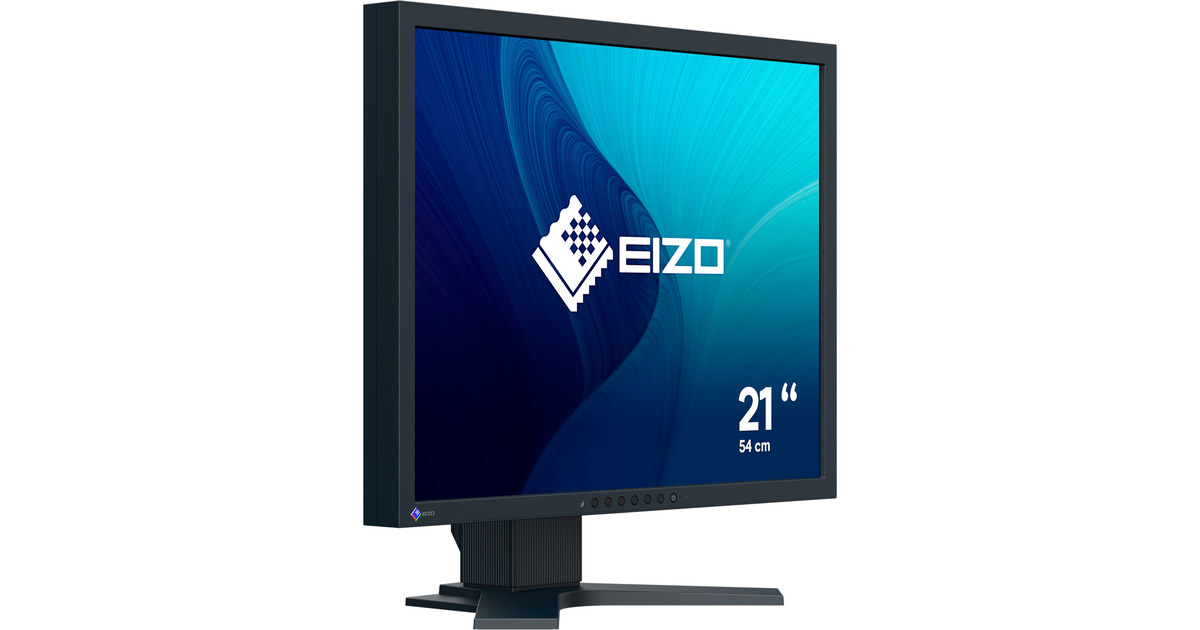 EIZO FlexScan S2134 21.3" monitor Zwart, DisplayPort, DVI-D, VGA, 2x USB-A, USB-B