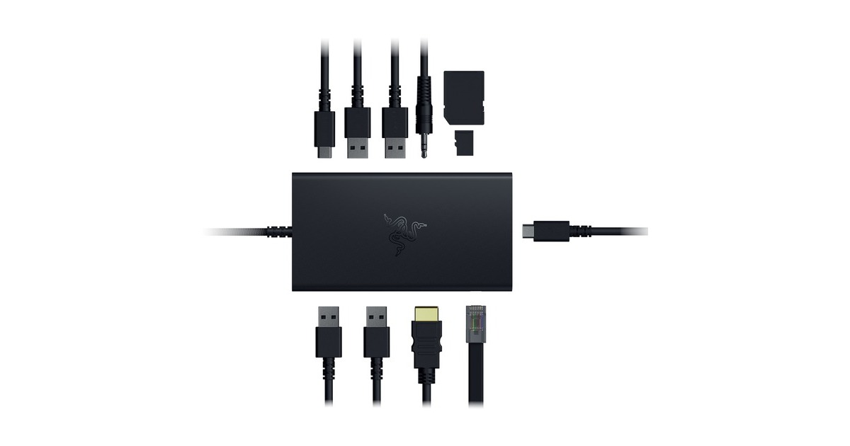 Razer USB-C Dock dockingstation Zwart
