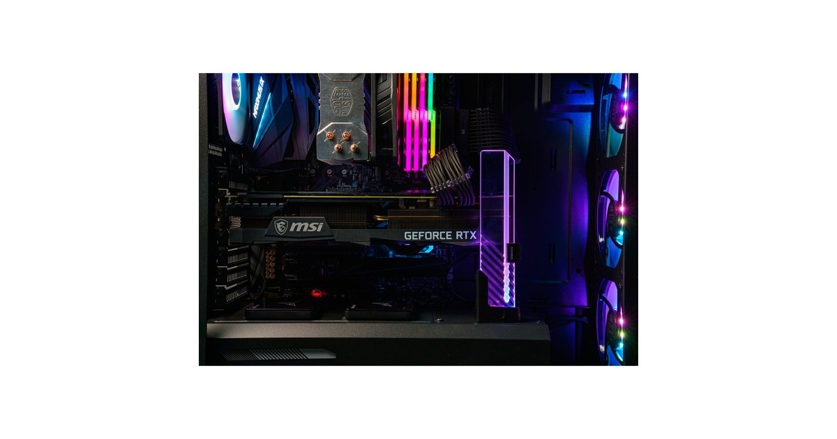 Cooler Master ARGB GPU Support Bracket houder Zwart/transparant