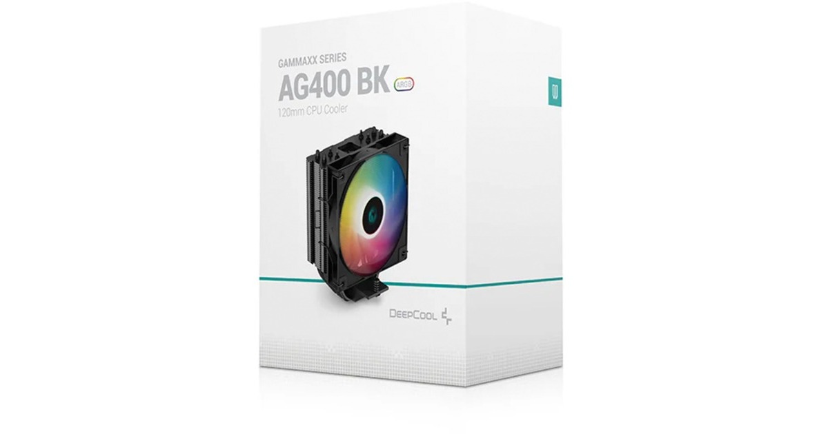 Deepcool AG400 DIGITAL A-RGB cpu-koeler Zwart, 4-pins PWM fan-connector