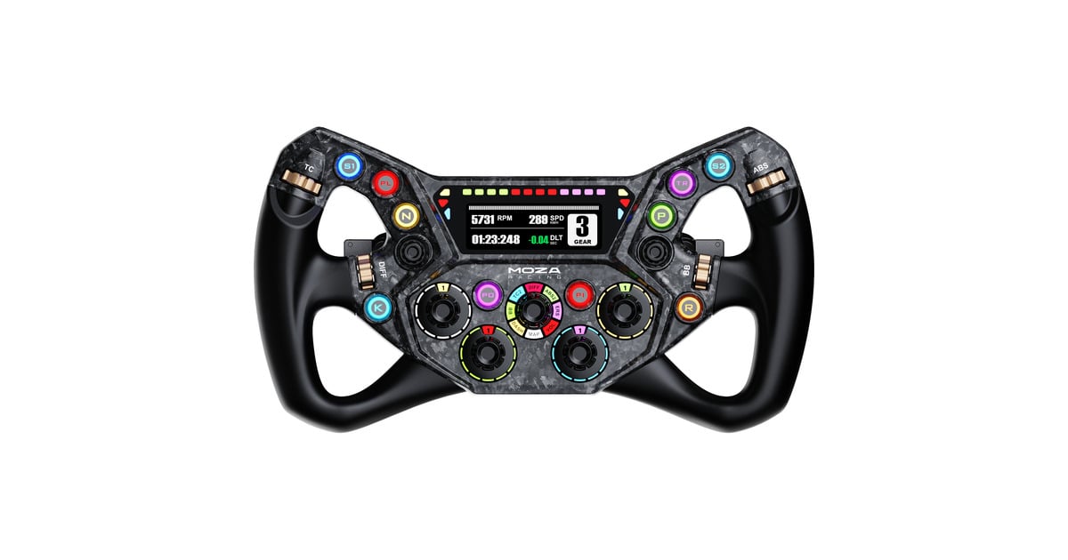 MOZA Racing KS Pro stuur add-on Zwart
